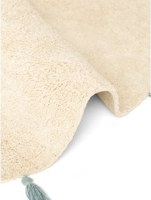 Krémový pratelný/ručně tkaný bavlněný dětský koberec ø160 cm Snuggle Sunna – Hanse Home