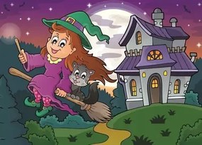 ART PUZZLE 4517 Puzzle Sova a čarodějnice / 2x100 dílků / od 7 let