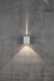 NOR 49711001 Venkovní nástěnné svítidlo Canto Kubi 2 2x6W LED bílá čirá - NORDLUX