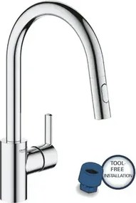 Grohe Feel - Dřezová baterie s výsuvnou sprškou chrom