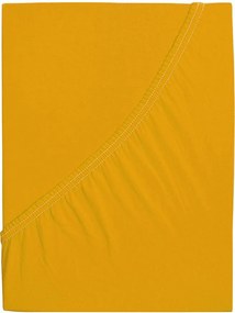 B.E.S. - Petrovice, s.r.o. Prostěradlo JERSEY dětské - Sytá žlutá 60 x 120