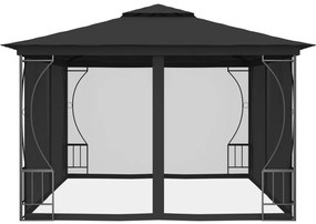 vidaXL Marketos Altán se síťovinou 300 x 400 x 265 cm antracitový