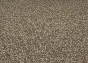 Koberce Breno Metrážový koberec NOVELLE 93, šíře role 400 cm, Hnědá, Vícebarevné