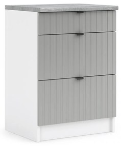 Kuchyňská skříňka spodní 60 cm - LAM SZ60 3SZ - Dvířka CINDY