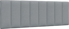 Rám postele bez matrace Hanko světle šedá 120 x 200 cm textil 3310377