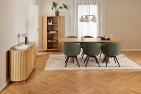 ACTONA GROUP Jídelní židle DARLENE zelená z látky Alea 0000109092