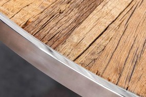 Kulatý jídelní stůl Shark 140 cm teak