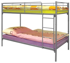 Kovová patrová postel  
90x200 cm