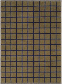 Zelený/modrý bavlněný ručník 50x70 cm Grid – Jotex