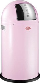 Odpadkový koš PushBoy 50 l růžový