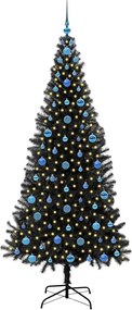 Vánoční stromeček Černá 210 cm PVC 3396494