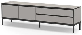 Šedo-béžový TV stolek 180x55 cm Lorenza – Marckeric