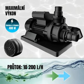 Písková filtrace k bazénu AQUA, 10 200 l/h, modrá Jurhan