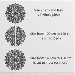 Dřevěná mandala na zeď, dřevěná dekorace I SENTOP PR0255
