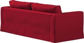Potah na pohovku IKEA  Karlstad 3-místná, nerozkládací, dlouhý barva červená látka pletený vzor