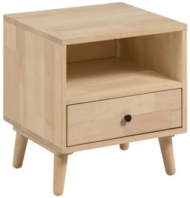 OnaDnes -20% Dřevěný noční stolek Kave Home Wari 50 x 45 cm
