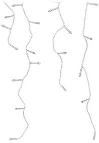 Vánoční světelný déšť 180 LED, IP44, 6 m, teplá bílá, 6 m