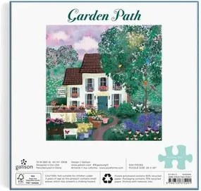 Galison Puzzle Zahradní cestička / 500 dílků / od 8 let