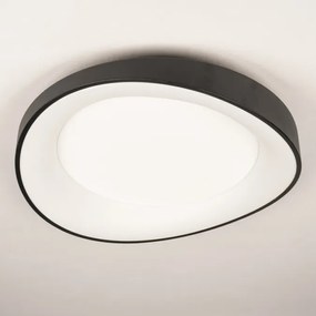 Stropní designové LED svítidlo Organic Black 48