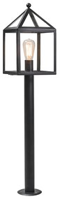 Venkovní sloupek lampy černý 100 cm - Amsterdam