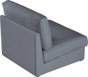 Potah na neskládací křeslo IKEA Kivik barva šedá látka pletený vzor