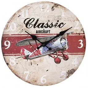 Nástěnné hodiny CLASSIC AIRCRAFT