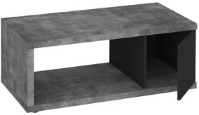 Betonově šedý konferenční stolek TEMAHOME Berlin 105 x 55 cm