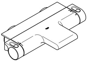 GROHE 34464001 - Termostatická vanová baterie GROHTHERM 2000 DN 15 lesklý chrom