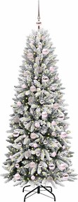Umělý vánoční stromeček Bílá 180 cm PVC, plast, ocel a PE 3396047
