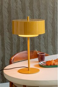 Okrově žlutá kovová stolní lampa (výška 50 cm) Grato Anillo – Leitmotiv