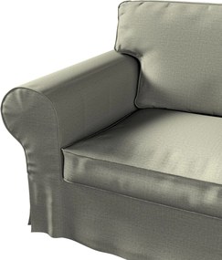 Potah na pohovku IKEA Ektorp 2-místná s lenoškou barva šedá látka pletený vzor