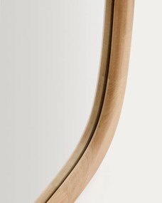 Nástěnné zrcadlo s dřevěným rámem 94,5x192 cm Alura – Kave Home