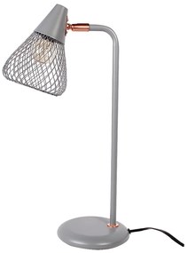 RABALUX Stolní industruální lampa FANNY, 1xE14, 25W, šedá 003182