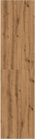 Šatní skříň dub artisan 50 x 50 x 200 cm kompozitní dřevo 3307791