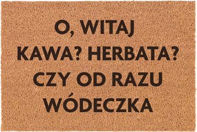 2 x Stěrač dveří Káva, Čaj nebo rovnou vodka? Dárek parapetů