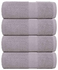 Ručníky pro hosty FROGN 4 ks šedé 30x50 cm 360 g/m² 136828