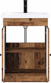 Sada koupelnového nábytku Staré dřevo 56 x 37,5 x 81 cm 3404172
