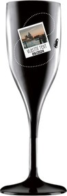 Personalizovaná nerozbitná prosecco sklenice s fotkou a cestovatelským motivem
