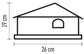 LED vánoční betlém EMOS DCWW14 ZY2101 3xAA teplá bílá s časovačem