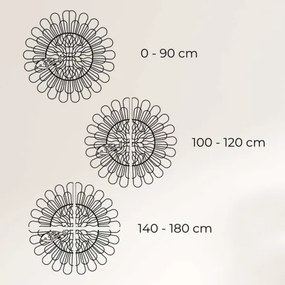 Velkoformátová květinová dekorace s organickým designem | SENTOP HDF0348