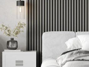 Mexen Lam-F, akustické stěnové lamely 275 × 31,5 cm, filc 6 mm, šedá matná, S105-275317-2812-052