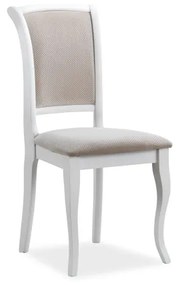 Jídelní židle MN-SC Signal Bílá / světle hnědá
