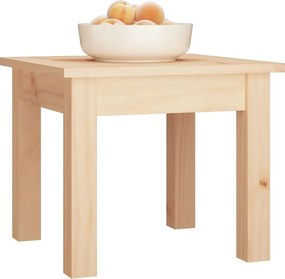 vidaXL Konferenční stolek 35 x 35 x 30 cm masivní borové dřevo [814219] Barva: Černá