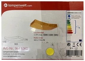 Lampenwelt | Lampenwelt - Nástěnné svítidlo BERRA 1xR7s/100W/230V | LW1048