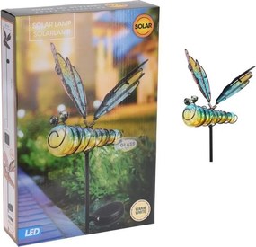 LED zápich Vážka – tyrkysová 105 cm