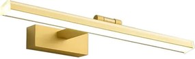 Toolight Toolight, LED koupelnové nástěnné svítidlo nad zrcadlo 40cm 8W 1200lm 4000K APP833-1W, zlatá, OSW-07011