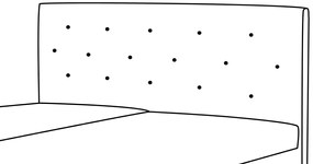 Postel MODO 80, 90, 110, 140, 160, 180x200 cm, s úložným prostorem, český výrobek