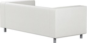 Potah na pohovku IKEA  Klippan 2-místná barva krémová látka pletený vzor