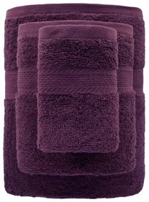 Bavlněný froté ručník Mateo 30 x 50 cm fialový