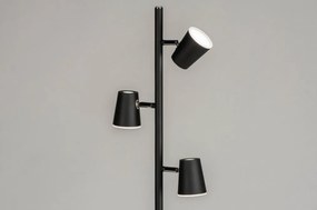 Stojací designová LED lampa se stmívačem Ferranta Black